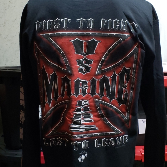 Unk | Shirts | Vintage Us Marines Long Sleeve Tshirt | Poshmark